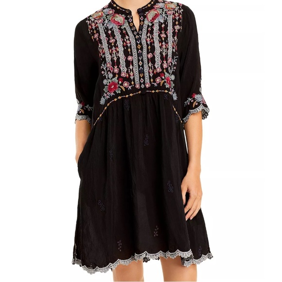 Johnny Was | Dresses | Johnny Was Diega Embroidered Tunic Dress | Poshmark
